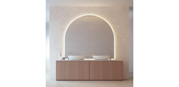 Irregular shapes Illuminated Mirrors Custom-made - IQ Lighting Shop